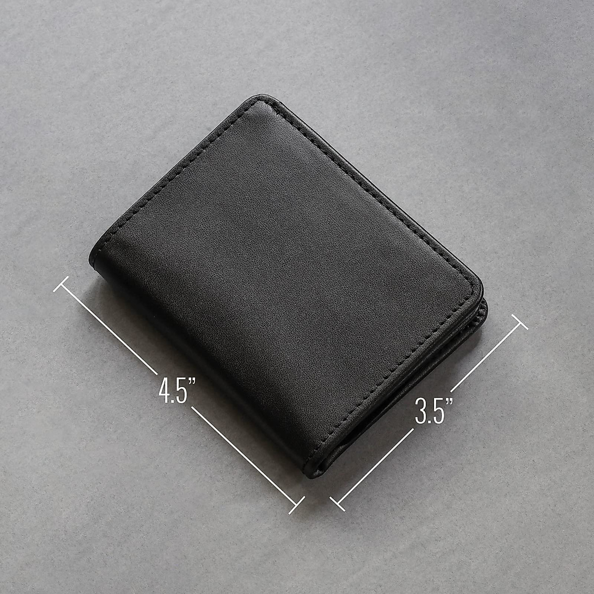 ASR Federal Bifold Leather Credit Card ID Badge Holder Wallet Police Gear, Oval