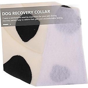 DOITOOL 2pcs Cat Collar Bite Pet Cone Cat Cone Collar Choker Surgery Collar Adjustable Dog Cone Dog Collar Dog Cone Collar Neck Cone Recovery Cone Puppy Pet Dog Collars Crystal Velvet