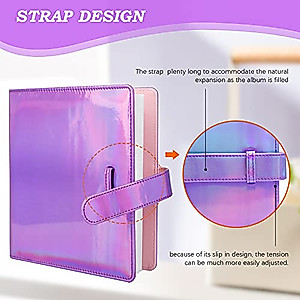 256 Pockets Polaroid Book Album for Fujifilm Instax Mini 12 11 9 8 7+ 40 evo LiPlay Instant Camera, Polaroid Snap PIC-300 Z2300 Instant Camera, Kodak 2X3 Film (Magic Purple)