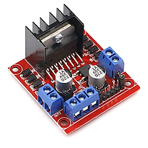 ACEIRMC 8pcs L298N Motor Driver Controller Board DC Dual H-Bridge Robot Stepper Motor Control and Drives Module for Arduino Smart Car Power MEGA R3 Mega2560