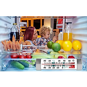 Fridge Refrigerator Freezer Analog Thermometer (2pack)