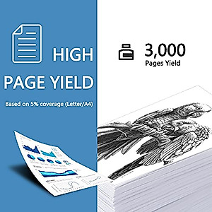 MxVol Compatible 58A Toner Cartridge【Shows Ink Level】 Replacement for HP 58A CF258A 58X CF258X use for HP Laserjet Pro M404n M404dn M404dw MFP M428fdw M428fdn M428dw M404 M428 Printer (Black 1-Pack)