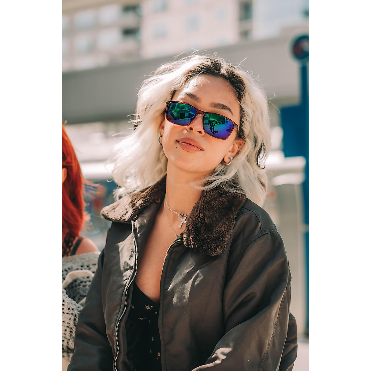 Epoch Eyewear Murphy Golf Sport Sunglasses 2 Pair Tortoise w/Polarized Green Mirror & Black w/Polarized Blue Mirror Lens