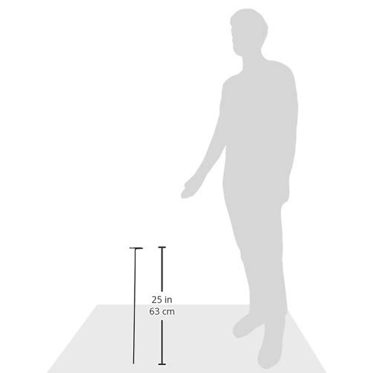 Bosmere 24" Single Plant Stem Support with 3" Hoop, 3-Pack