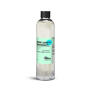 Talsen Chemicals Disodium Laureth Sulfosuccinate Liquid DLSS Soothing and Gentle Cleanser, Biodegradable Surfactant has Lathering and Emulsifying Properties, Good Foaming Agent (8 Ounce / 236 mL)