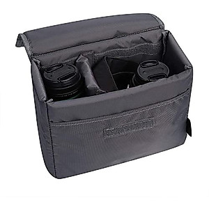 S-ZONE Water Resistant DSLR SLR Camera Insert Bag Inner Case Bag(Large)