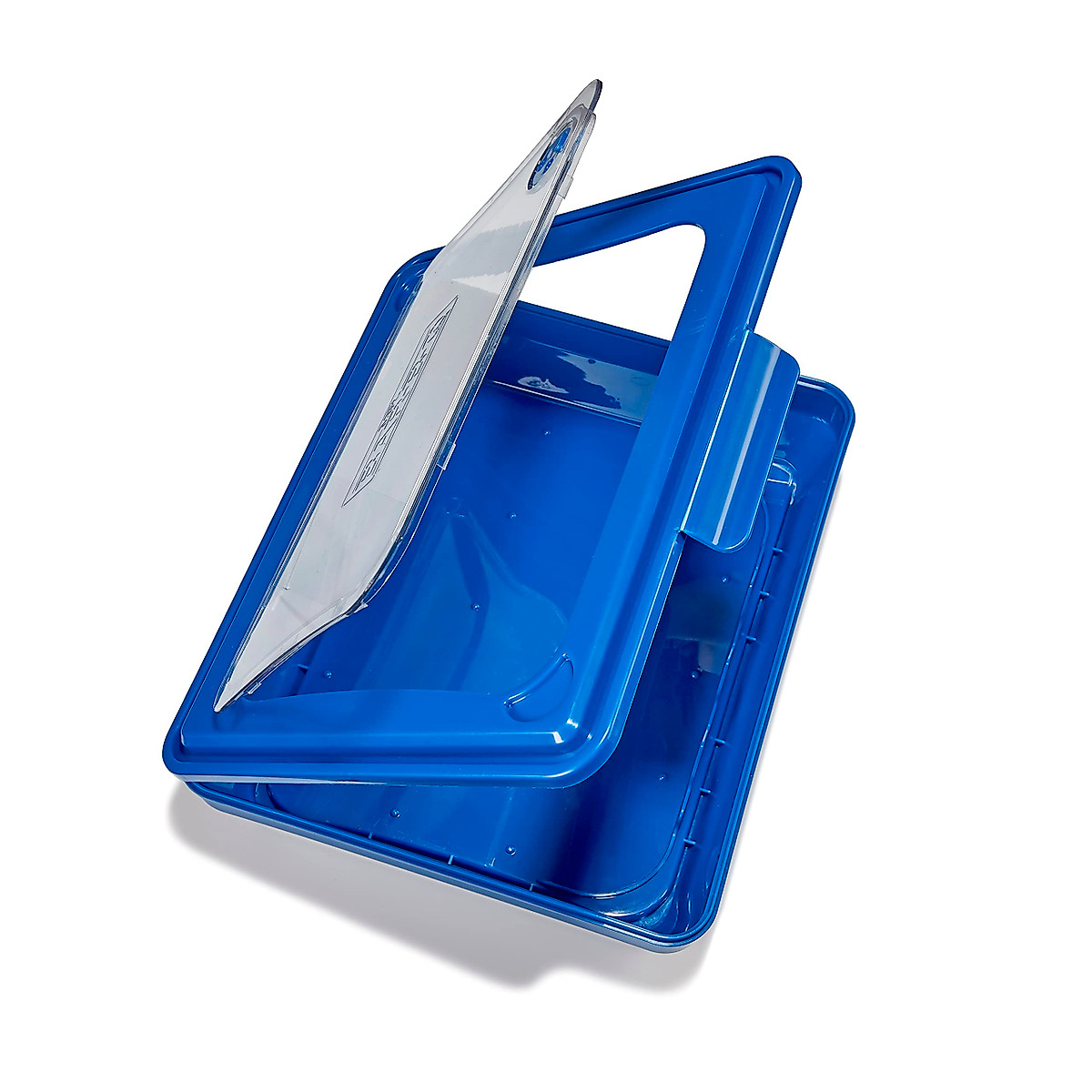 Mr. Bar-B-Q Cook, Carry & Serve Tray for Indoor and Outdoor Cook, Easy Serving with Clear Removable Top