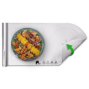 EconoHome Premium Silicone Food Warmer for Parties, Buffet, Holidays - Roll Up Electric Powered Food Warming Tray to Keep Your Food Warm - 3 Heat Levels, Large Surface Area