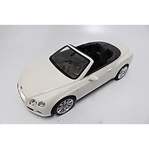 PowerTRC Full Functional GT Speed Bentley Continental Official Licensed by Bentley RC Vehicles Battery Operated 1:12 Scale for Kids (White)