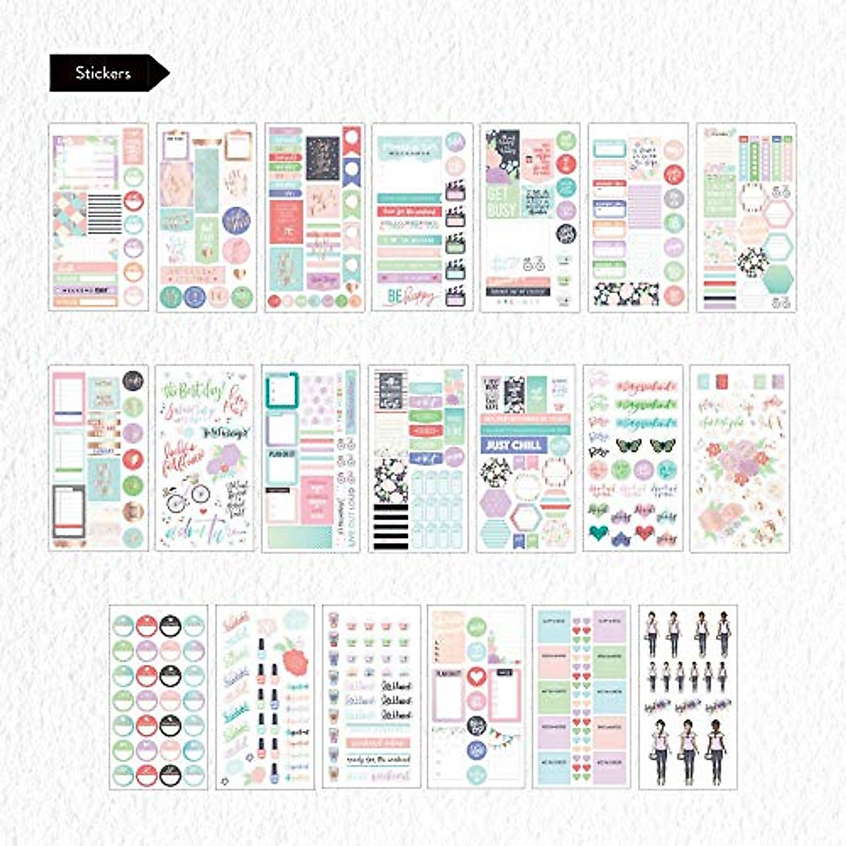 Me & My Big Ideas Happy Planner Accessory Book W/20 Sheets-Daydreamer, 566/Pkg, Multi