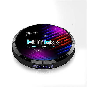 Android Tv Box 11.0 H96 Max X4 Amlogic S905X4 64-bit Quad Core 4GB Ram 32GB ROM USB 3.0 Bt 4.1 Ultra 8K HDR 2.4G 5.8G Dual Band WiFi 100M Ethernet