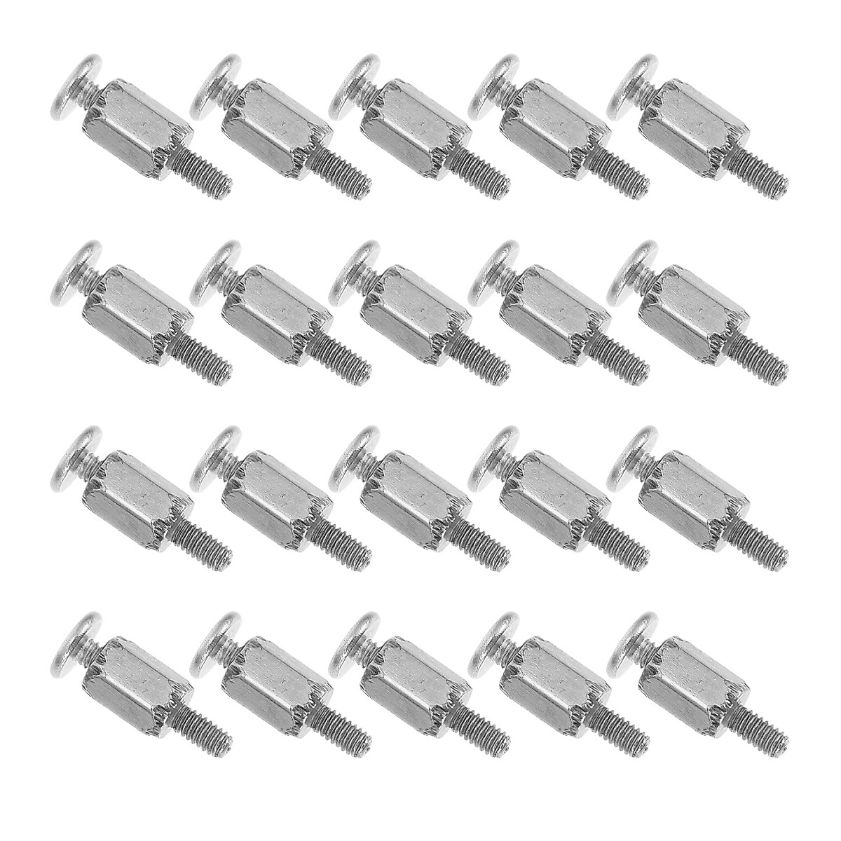 40 Pcs Msi Motherboard Screws Mounting Screw for M.2 Ssd Computer Supply M.2 Screw Computer Part Ssd Screw Ssd Hard Disk Mounting Screw Hex Nut M.2 Motherboard Mounting Screw