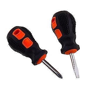 2Pieces Screwdriver Kit Set Mini Small Portable Radish Head Screw Driver Cross Ratchet Screwdriver Repair Tool Magnetic Screwdriver Mini Screwdriver Set Magnetic Tip Screwdriver Small Kit