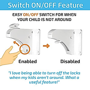 21 Magnetic Cabinet Locks 3 Keys, Child Safety 61-Piece Kit, Magnet Locks with New Upgraded Adhesive, Easy Installation, No-Drill Baby Proofing Locks to Childproof Cabinets & Drawers