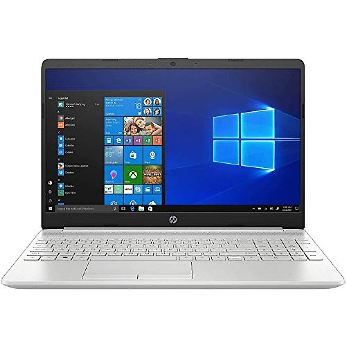 HP Laptop 15-dy1079ms (Core i7-1065G7) 15.6 Full HD 1920x1080 IPS touchscreen 12GB DDR4 Ram, 256GB SSD, Webcam, HDMI, Silver, Windows 10 Home (Renewed)