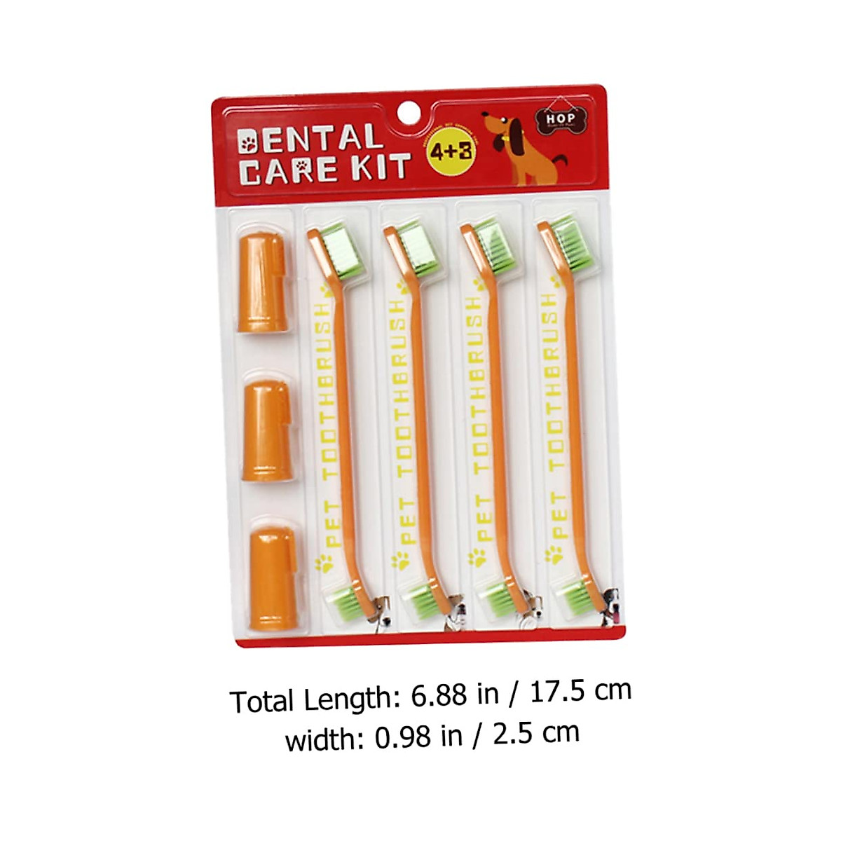 Hohopeti 1 Set Pet Toothbrush Pet Dental Brush Toothbrushes for Dogs Dog Dental Care Kit Cat Toothbrush Cat Finger Toothbrush Cat Teeth Toothbrush Dog Toothbrush Pp Oral Care Clean