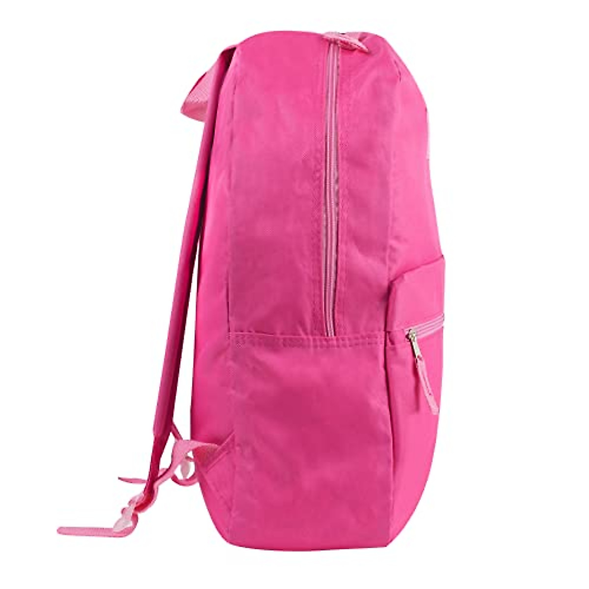 Trailmaker Classic 17 Inch Backpack with Adjustable Padded Shoulder Straps (Pink)