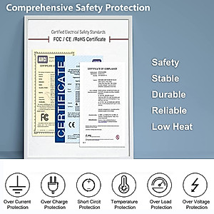 MJPOWER for Jackery 1000/880 Charger, 24V 180W Power Supply Compatible with Jackery Explorer 1000 E1000 /Explorer 880 E880 Portable Power Station Solar Generator, Replacement KA18024075-6C AC Adapter