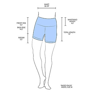 90 Degree By Reflex High Waist Power Flex Yoga Shorts - Tummy Control Biker Shorts for Women - Black 2 Pack - Small