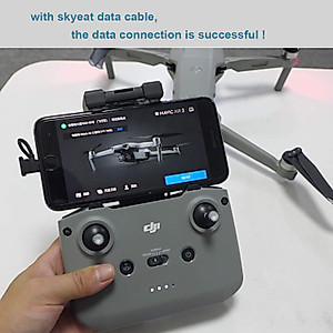 Skyreat 1.14 ft / 35 cm USB C to iOS Phone Cable Cord,Right Size Angle for DJI Mini 2/3 Pro/Mavic Air 2 / Mavic 3 Remote Controller & iPhone,iPad Devices