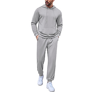COOFANDY Sweatsuit for Men Casual Athletic Jogging Suits Sets Track Suits 2 Piece Sets for Men