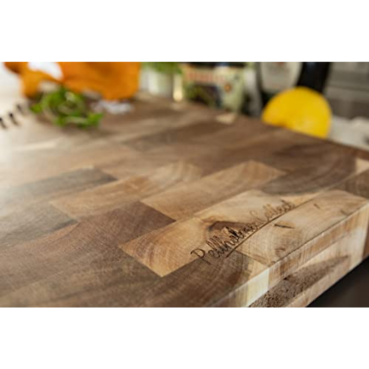 Pellholmen Collection - Large Wooden Cutting Board, Charcuterie Board & Butcher Block, Water-Resistant, Reversible & Knife-Friendly, Acacia Wood, 15.7 x 12 x 1.57 inches