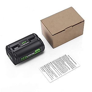 Dutyone 6.0Ah Battery Replacement for Ryobi 40V Cordless Power Tools Battery OP4015 OP4026 OP40201 OP40261 OP4030 OP40301 OP4040 OP40401 OP4050 OP40501 OP40601 OP4050A Lithium Ion Battery