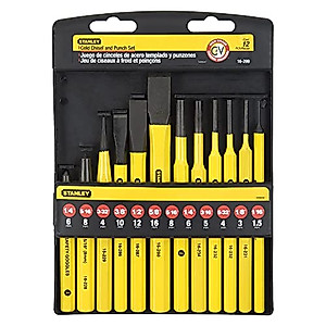 Stanley 16-299 12 Piece Punch & Chisel Kit