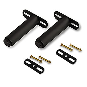 CUKE2BEET Height Adjustable Center Support Leg for Bed Frame, Bed Frame Slat Center Support Leg, Platform Bed Frame Replacement Legs Extra Bed Frame Support Legs (7.08"-13", Black 2 Pcs)