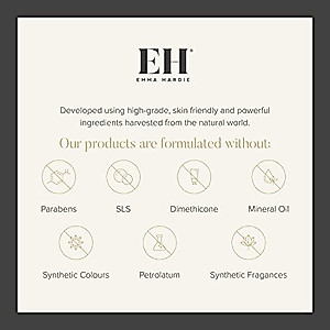 Emma Hardie Cleansing Balm, Moringa Oil Makeup Remover Balm with Microfiber Face Cloth, With Vitamin E and Grapeseed Oil, Cleansing Balm Makeup Remover and Makeup Remover Cloth (50 ml)