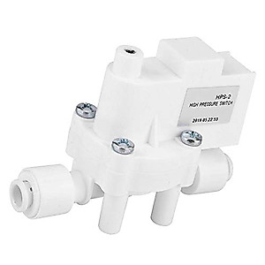 High Pressure Switch for Reverse Osmosis RO Water Fitlers Reverse Osmosis Tank 0.25MPa Action 1/4" DC 24V