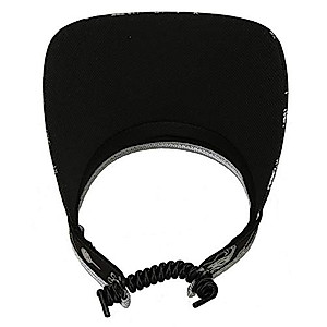 Glove It Coil Visor - Visor Hats for Women. Sun Protection Visor for Golf, Tennis, Running, Beach - No Headache Design, Black