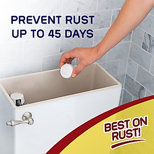 Iron OUT Automatic Toilet Bowl Cleaner, Helps Remove and Prevent Rust Stains in Toilet Bowls and Tanks, 6 Tablets