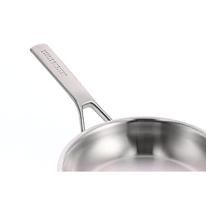 Merten & Storck Tri-Ply Stainless Steel 14 Piece Cookware Pots & Pans Set,Professional Cooking,Multi Clad,Measurement Markings,Drip-Free Pouring Edges,Durable Glass Lids,Induction,Oven&Dishwasher Safe