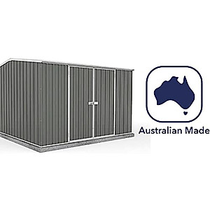 Outdoor Storage Shed, Storage Shed and Tool Shed Storage Sheds 10 x 10 ft. Galvanized Steel & Metal Storage Shed