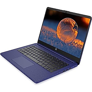 HP Premium 14" HD IPS Laptop, Intel Celeron N Processor Up to 2.60GHz, 8GB Memory, 64GB SSD, Super-Fast WiFi, Windows 11 OS, Cobalt Blue (Renewed)