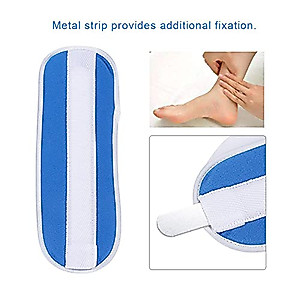 COOVS Plantar Fasciitis Night Splint - Drop Foot Support Brace - Adjustable Foot Drop Brace, Heel, Ankle & Achilles Tendonitis Relief, Arch Pain Support, Easy to Wear, Fits Most Feet Types (Medium)