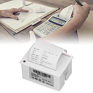 Embedded Thermal Receipt Printer 58mm Micro Thermal Label Printer with Paper Support USB and TTL Serial Port 5 to 9V