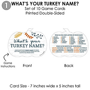 Big Dot of Happiness Happy Thanksgiving Games, Fun Thanksgiving Games for Family, Thanksgiving Games for Kids, 4 Fall Harvest Party Games, 10 Cards Each, Gamerific Bundle