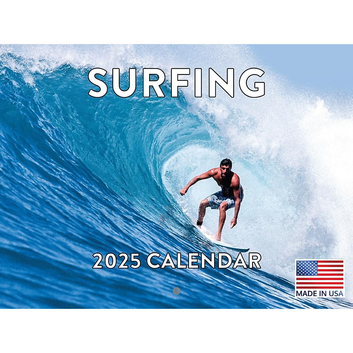 Surfing Calendar 2025 Wall Calendar Waves Monthly Wall Calender 12 Month
