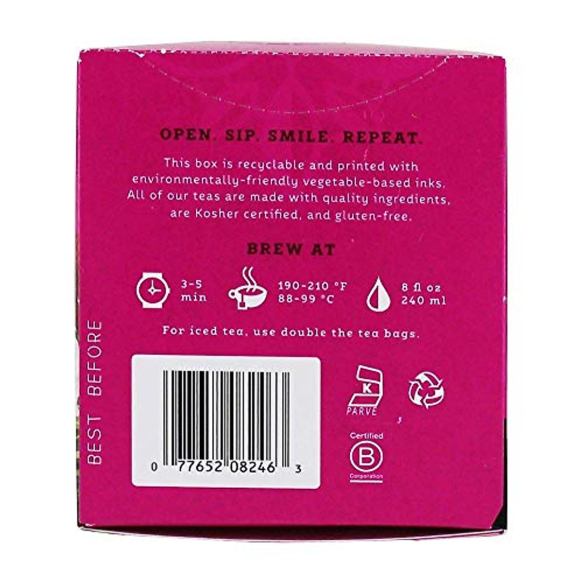 Stash Tea Tea Wild Raspberry Hibiscus 20 Tea Bags