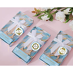 Sunflower Thank You Stickers 1.5 inch, 600 Labels Cute Sunshine Packaging for Small Business Baking Boutique Wedding Baby Shower Birthday and Party Gift Wrap Bag