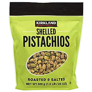 Kirkland Signature Shelled Roasted & Salted Pistachios - 1.5 lbs