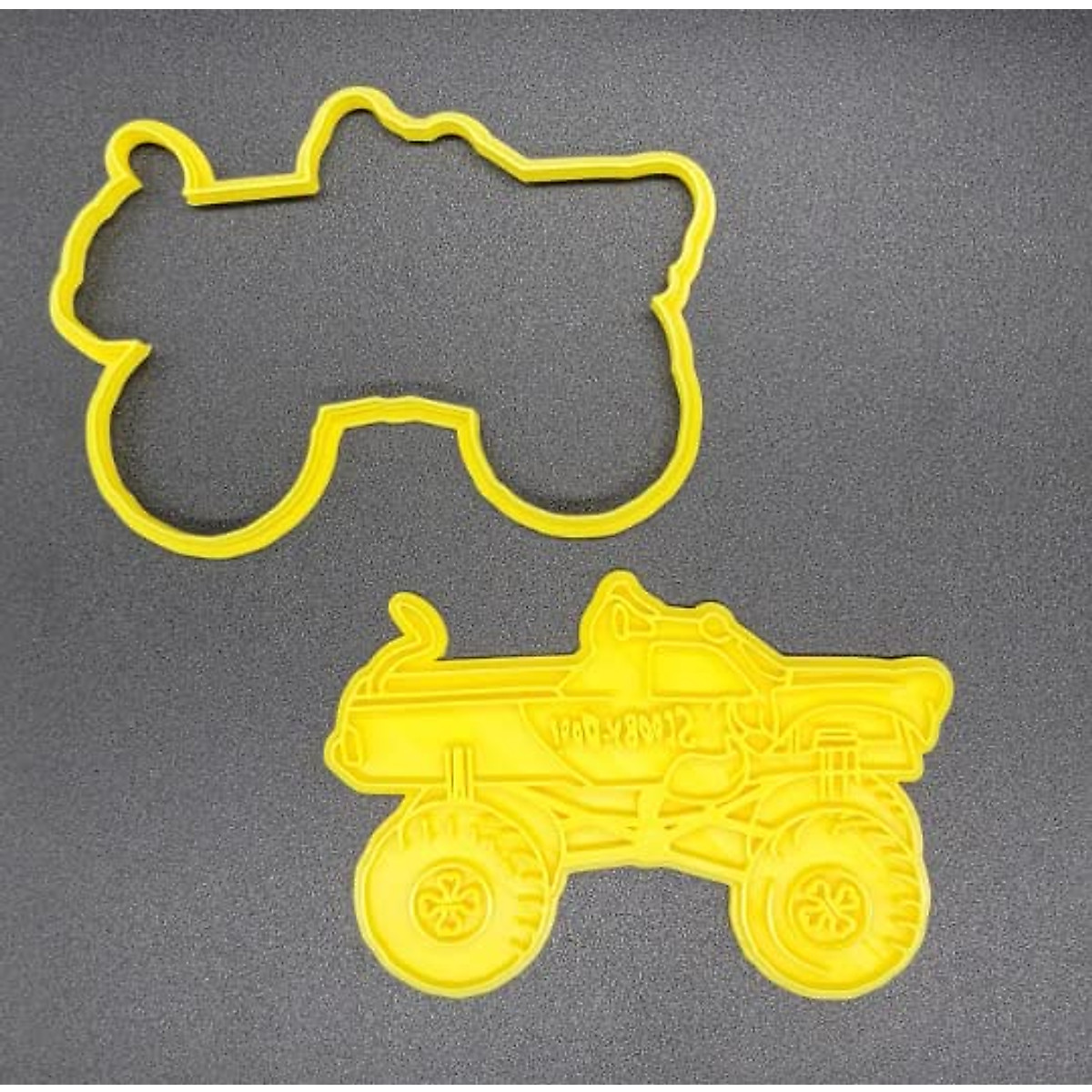 Monster Truck Jam Cookie Cutter & Stamp