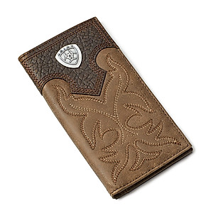 Ariat Ariat Shield Boot Stitch Rodeo Wallet Wallet Medium Distressed Brown One Size