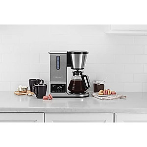 Cuisinart CPO-800P1 PurePrecision 8 Cup Pour-Over Coffee Brewer, Silver