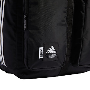 adidas Iconic 3 Stripe Backpack, Nomad Camo Grey/Black, One Size