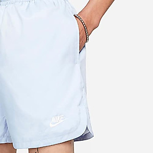 Nike Sportswear Sport Essentials Woven Lined Flow Shorts Mens, Light Marine/White, XX-Large
