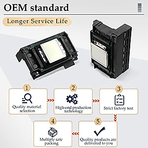 XP600 Printhead Durable Print Head Kit Compatible with EPS XP600 XP601 XP510 XP610 XP620 XP630 XP625 XP635 XP800 XP700 XP720,Safe Convenient Assembly UV Printhead for Print Colorful Picture Document