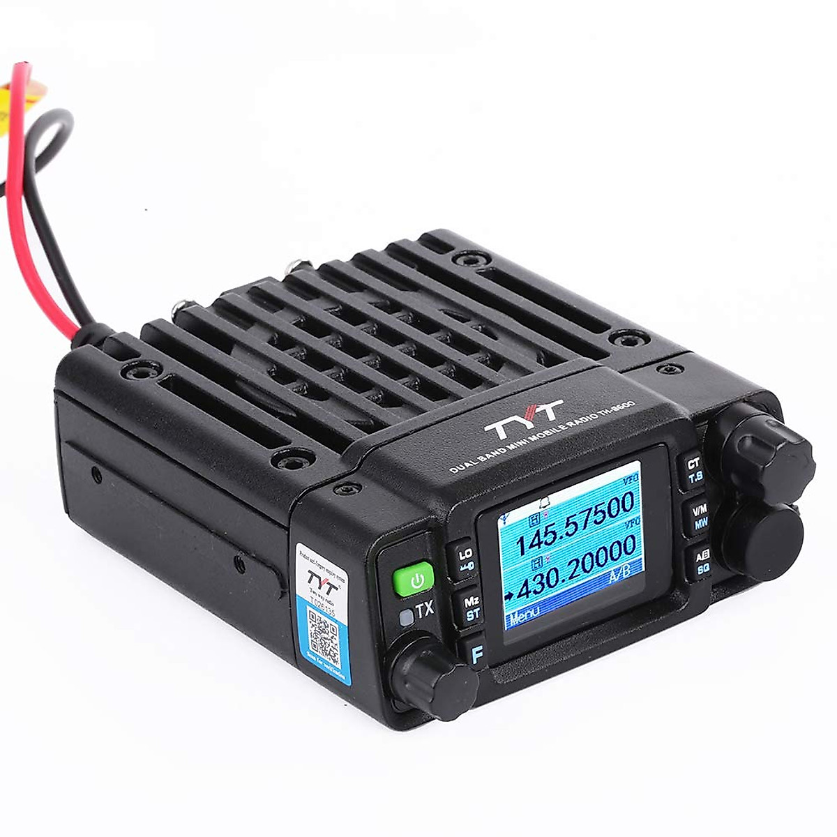 TYT TH-8600 Dual Band VHF/UHF 144-148MHz/420-450MHz Mini Mobile Transceiver IP67 Waterproof Mobile Car Radio w/F Programming Cable